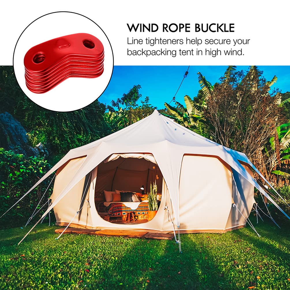 BESPORTBLE 40 Pcs Double Eye Wind Rope Buckle Reliable Rope Buckles Camping Rope Buckles Tent Rope Fastener Camping Supplies Camping Buckles Wind Rope Fixed Buckles Camping Accessory