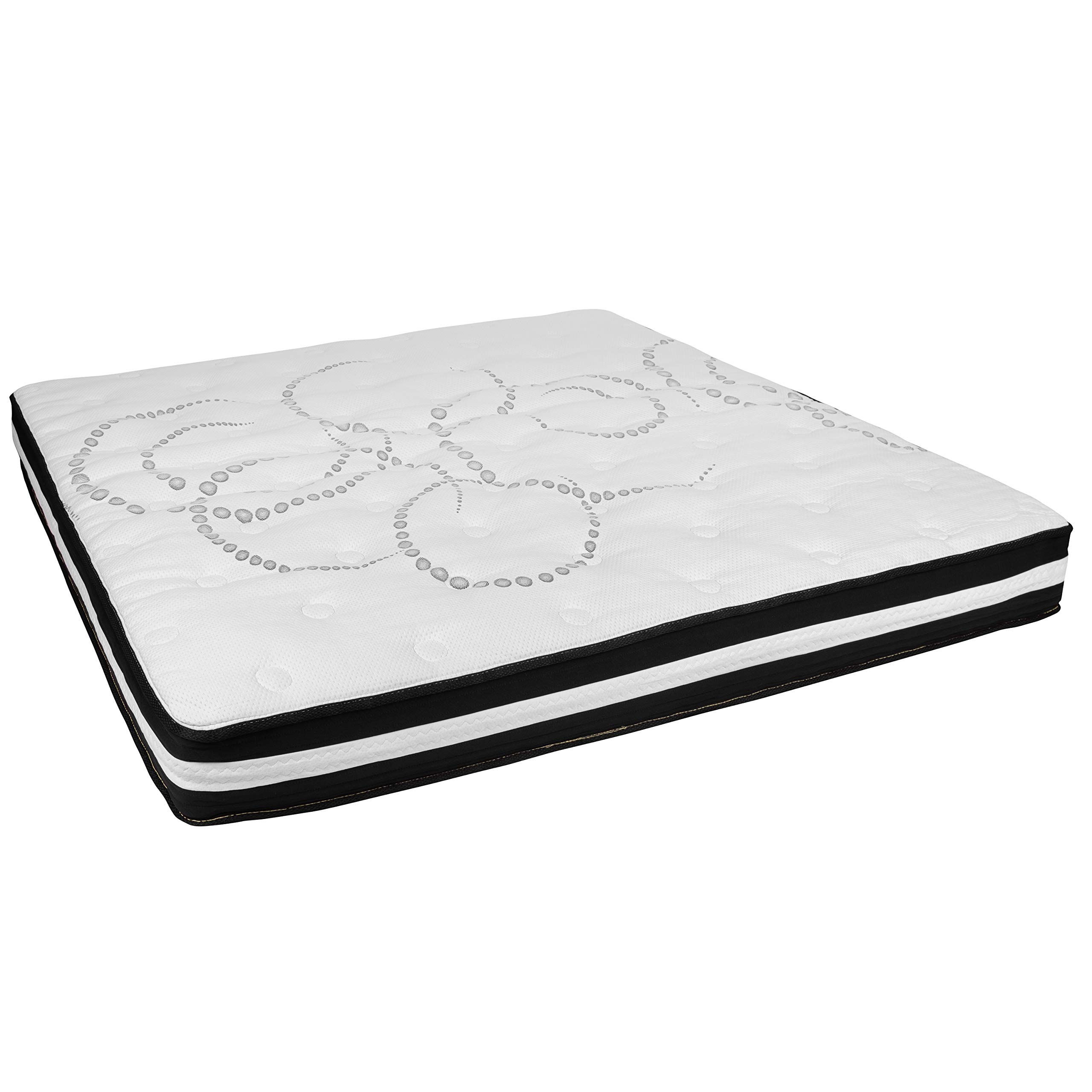 EMMA + OLIVER Astor 10 Inch Hybrid Pocket Spring Mattress, King Mattress in a Box