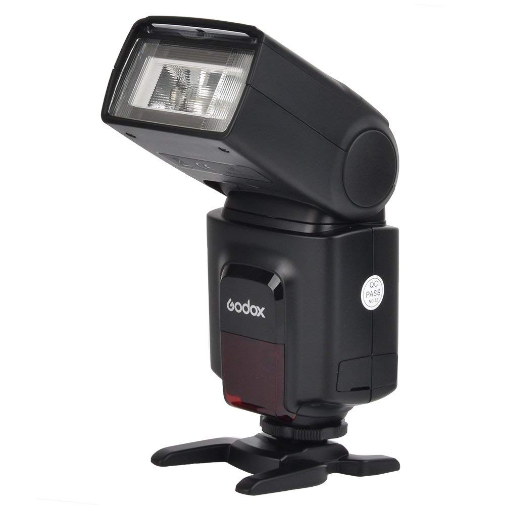 Godox TT560II Wireless 433MHz GN38 Camera Flash Speedlite Light with Built-in Receiver with RT Transmitter Compatible for Canon Nikon Sony Olympus Pentax Fuji DSLR Cameras with Standard Hot Shoe