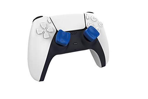 Gioteck SMP PS5 – Thumb Grips PS5 Megapack Caps/Caps/Protective Silicone for PlayStation 5 Joysticks – Non-Slip – Aiming Aid – PS5 Controller Protector (3 Pack) White/Blue/Black