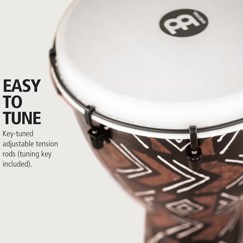 Meinl Percussion Djembe Hand Drum Circle Instrument with Synthetic Shell and Head, Alpine Series β NOT Made in China β Easy Tuning, 2-Year Warranty (ADJ12-KA)