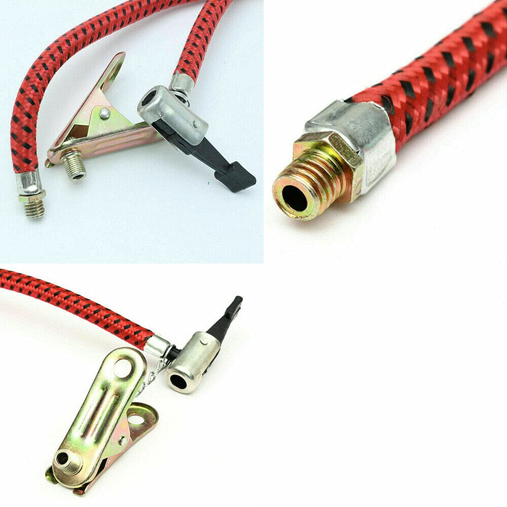 Bicycle Bike Tire Hand Air Pump Inflator Replacement Hose Tube 60cm Air Pump Hose Rubber Tool Portable