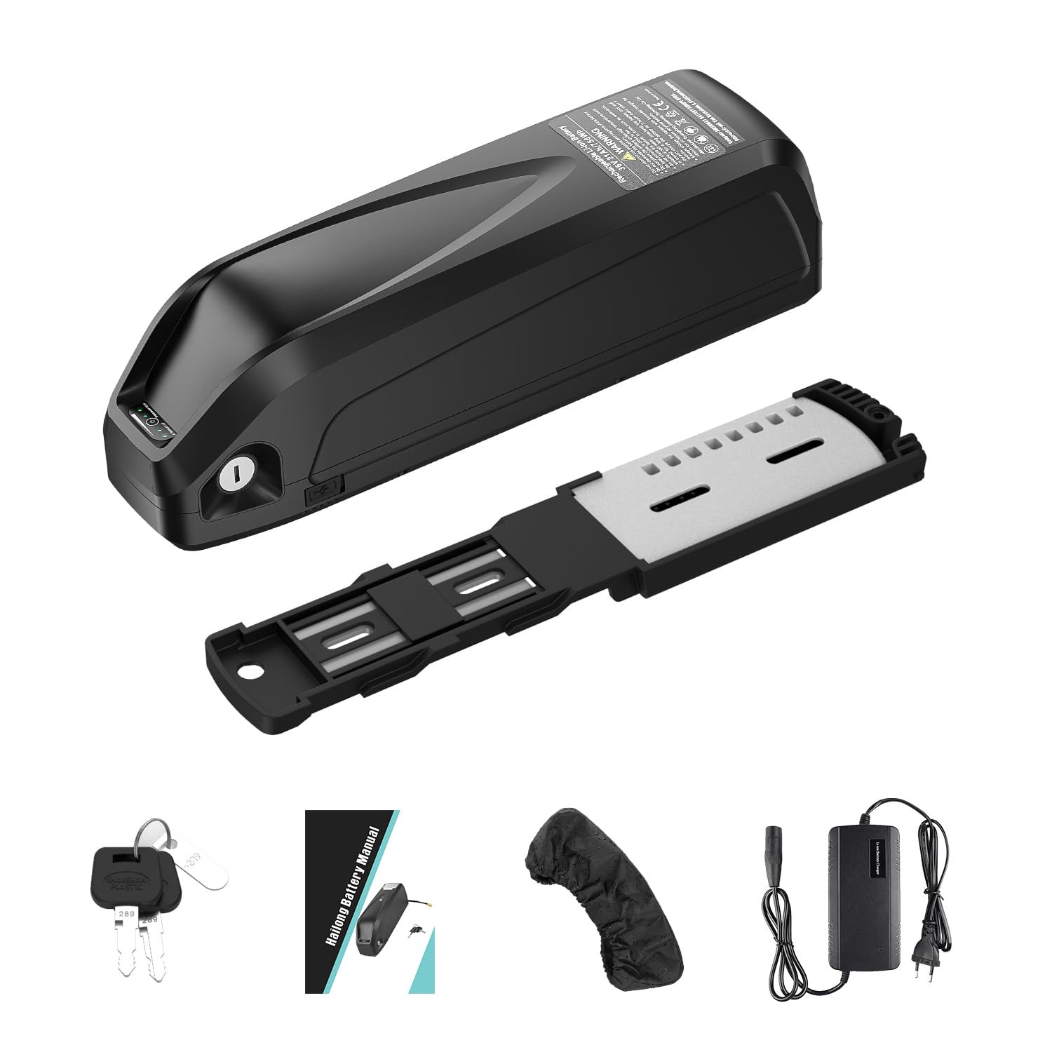 BAFANG Electric Bike Battery 48V 17.5Ah (Samsung Cells) and Charger Mid Motor BBS02B 750W Ebike Conversion Kit