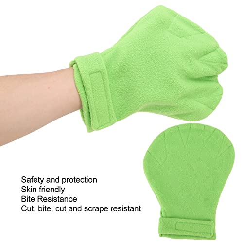 HEEPDD Sugar Glider Bonding Mitt, Bite Resistance Small Animals Bonding Calming Glove for Small Animal Sugar Glider Hedgehog Green