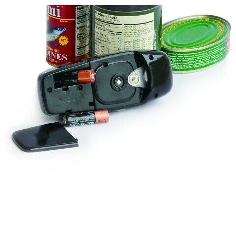 As Seen on TV Handy Can Opener (Black) Battery-Operated Auto Hands-Free Opener