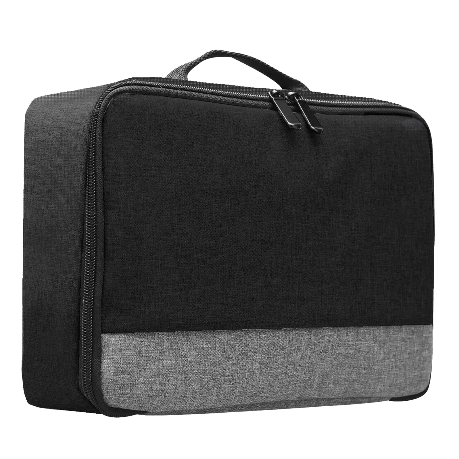 Bag for 4in Projector, Home Office Projector Storage Bag Portable Handbag 4k HD Projector Bag, 0.2kg Ultralight [30cm*19cm*9cm], Black/Grey.