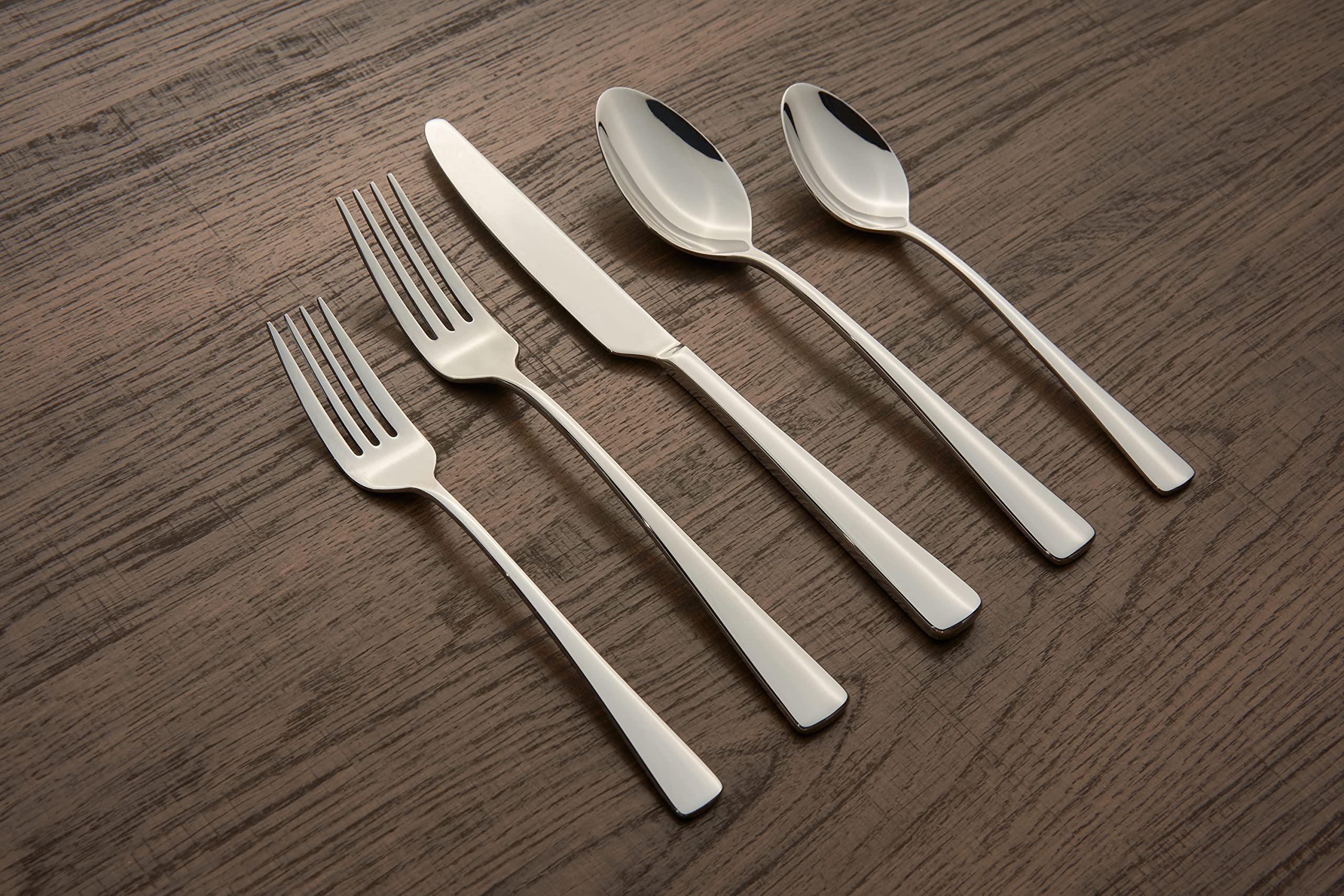 Cambridge Silversmiths Cerys Mirror 20-Piece Flatware Set, Service for 4