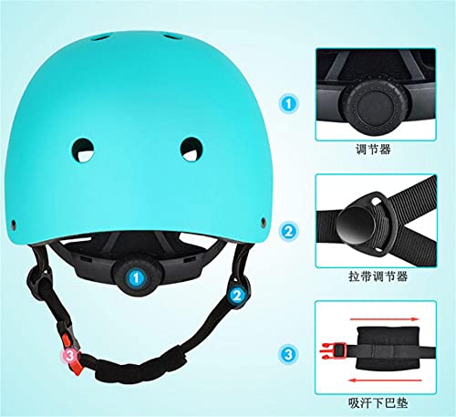 Bicycle Helmet Ventilated Adjustable Boys Girls Helmet 3-8 Years Boys Girls Multisport Helmet for Bicycle Scooter