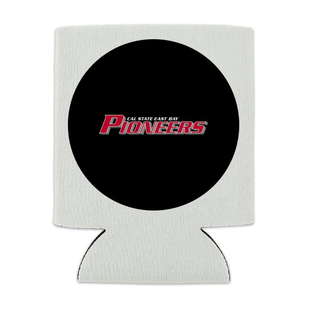 California State University, East Bay Secondary Logo Can Cooler - Drink Sleeve Hugger Collapsible Insulator - Beverage Insulated Holder