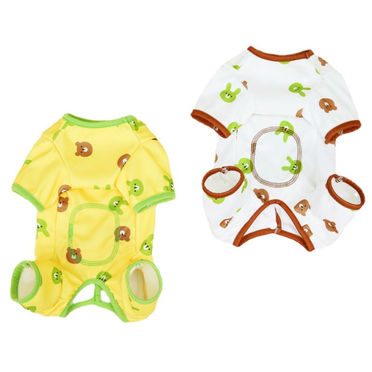 Dog Recovery Suit Dog Surgery Recovery Suit Dog Pajamas Neutering Recovery Suit for Male Dogs Cat Recovery Suit Dog Onesie Anti Licking Abdominal Wound for Male Female Pet Dog Neuter Recovery (2pack