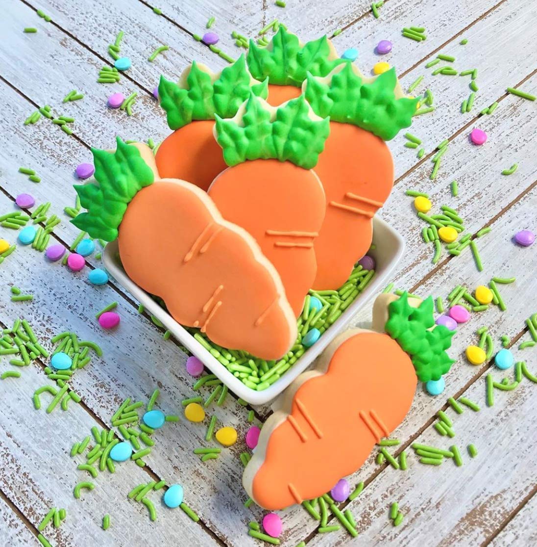 Carrot Cookie Cutter, 4" Made in USA by Ann Clark