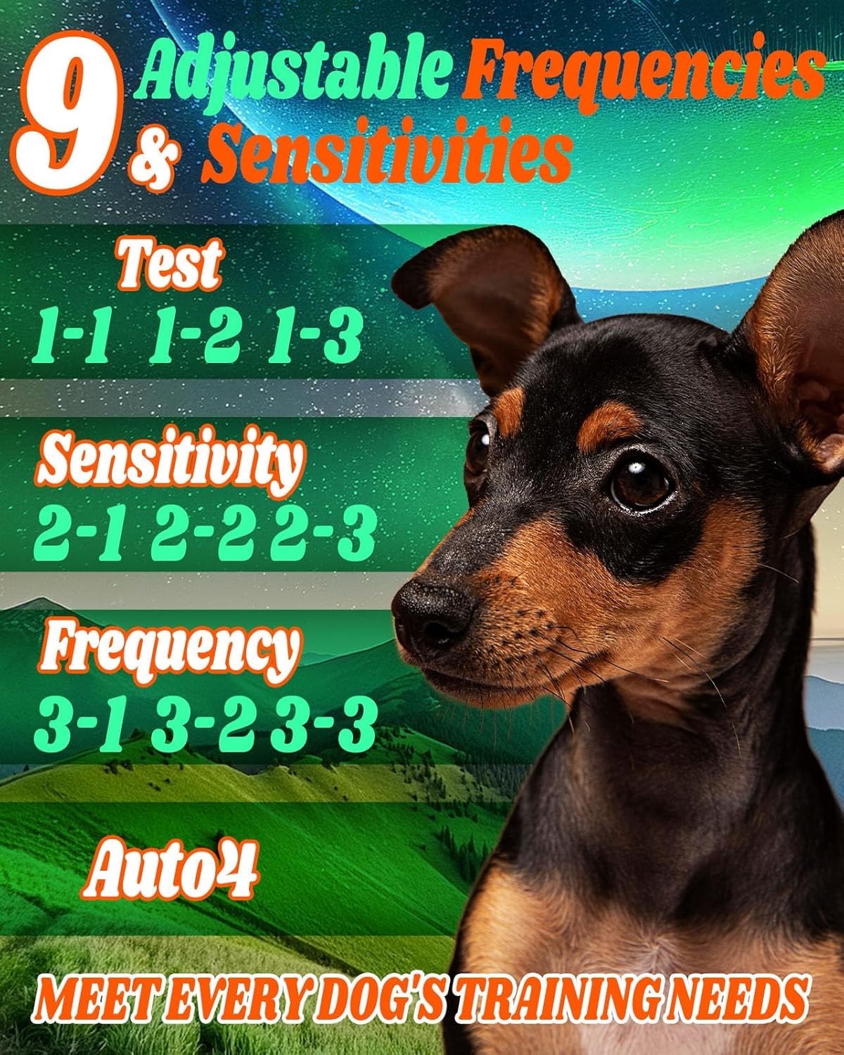Dog Training & Behavior Aids, Anti Bark Device Up to 50 Ft Range Dog Bark Deterrent Devices, 9 Modes Anti Barking Device for Dogs Safe for Dogs, Dog Barking Deterrent for Indoor & Outdoor