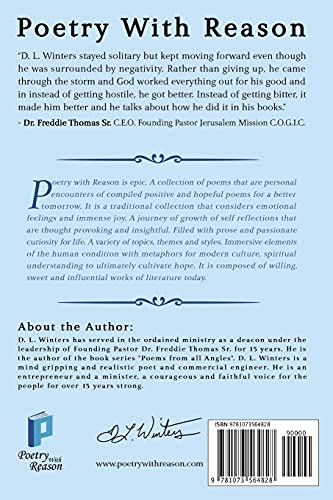 Poetry With Reason: Collections of poetry of life's emotions thoughts and love