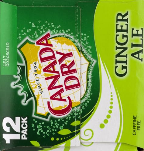 Canada Dry Ginger Ale Soda, 12 fl oz cans (Pack of 12)