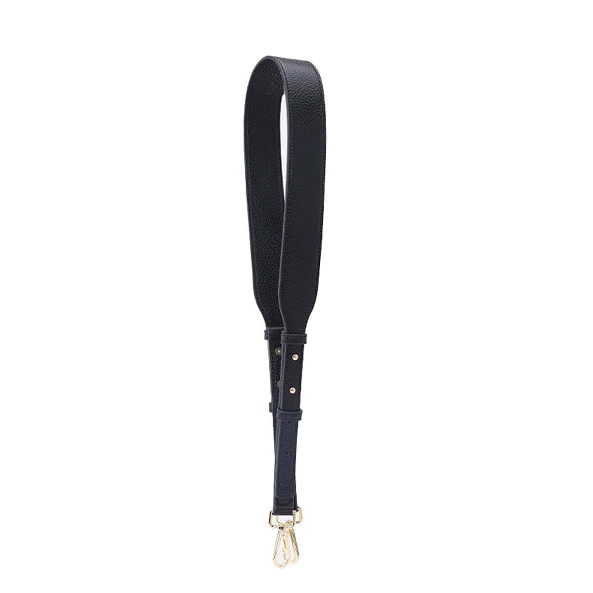 Wide Adjustable Purse Strap Replacement Crossbody Handbag Stripe Adjustable Leather Crossbody Straps Replacement - Width 1.5“, Length 28”-49” (Black B)