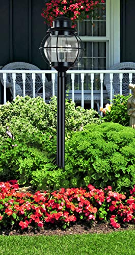 Kenroy Home 90967BL Hatteras Lanterns, 23.5 Inch Height, 15 Inch Diameter, Black