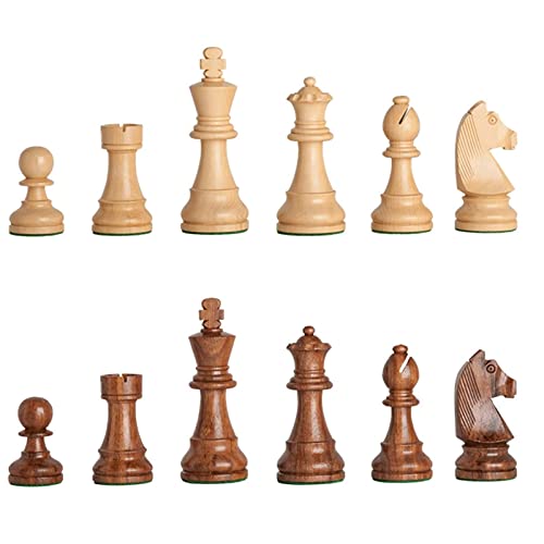 Chess Set Wooden Chess,High-end Exquisite Portable Chess Set,20.5inch,with Backpack,for Adults Kids,Games,Travel,Outings (Black 20.5inch)