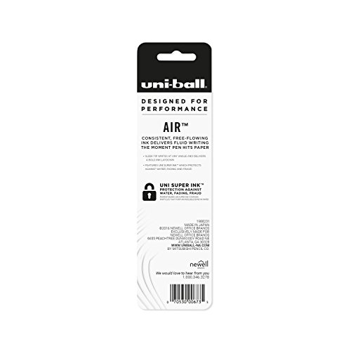 uni-ball Air Porous Point Pens, Medium Point (0.7mm), Black, 1 Count