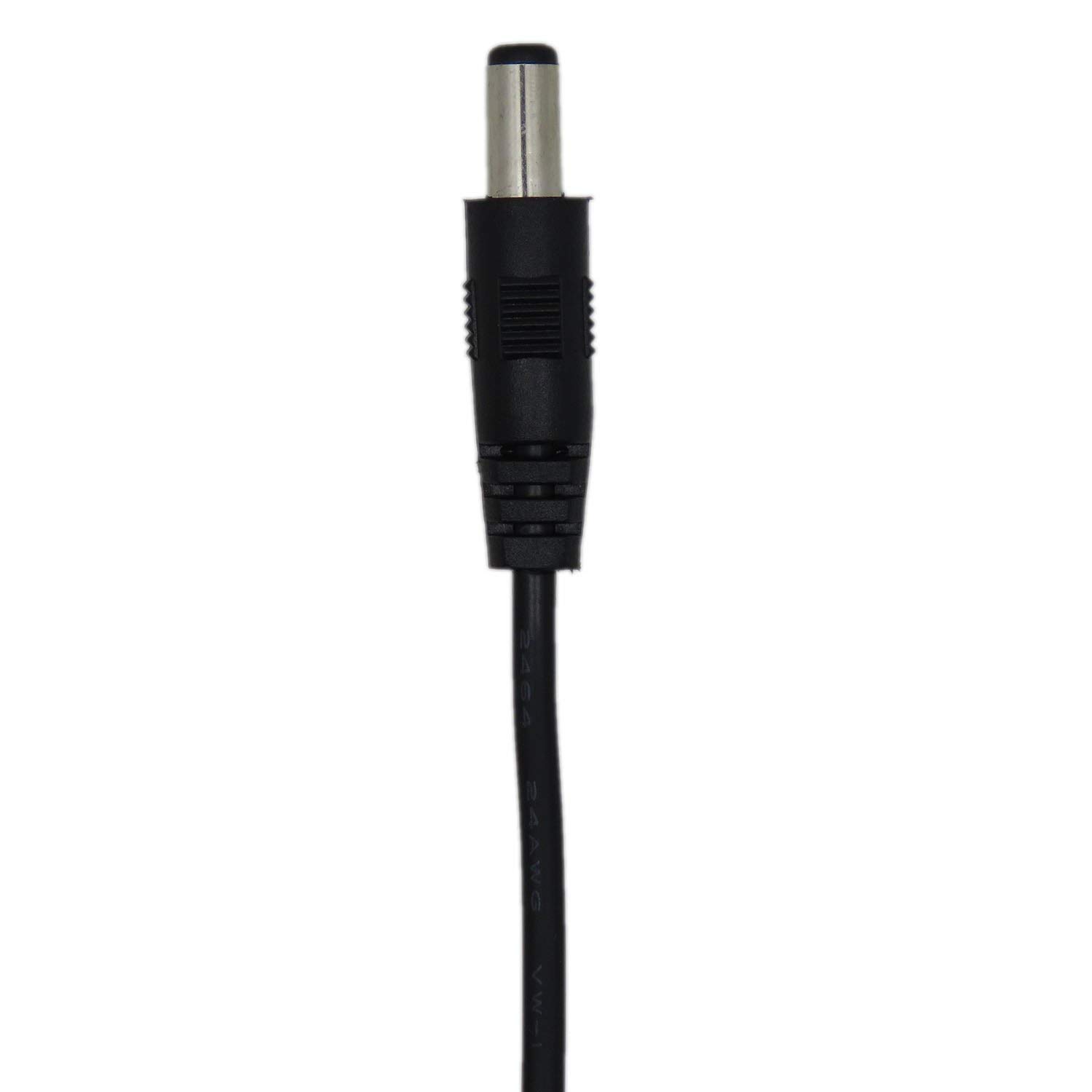 HiLetgo 5pcs USB 2.0 A Male to DC 5.5x2.1mm 5 Volt DC Connector Charge Barrel Jack Power Cable Black(Max 2.5 Ampere Power Cable, Center PIN Positive)