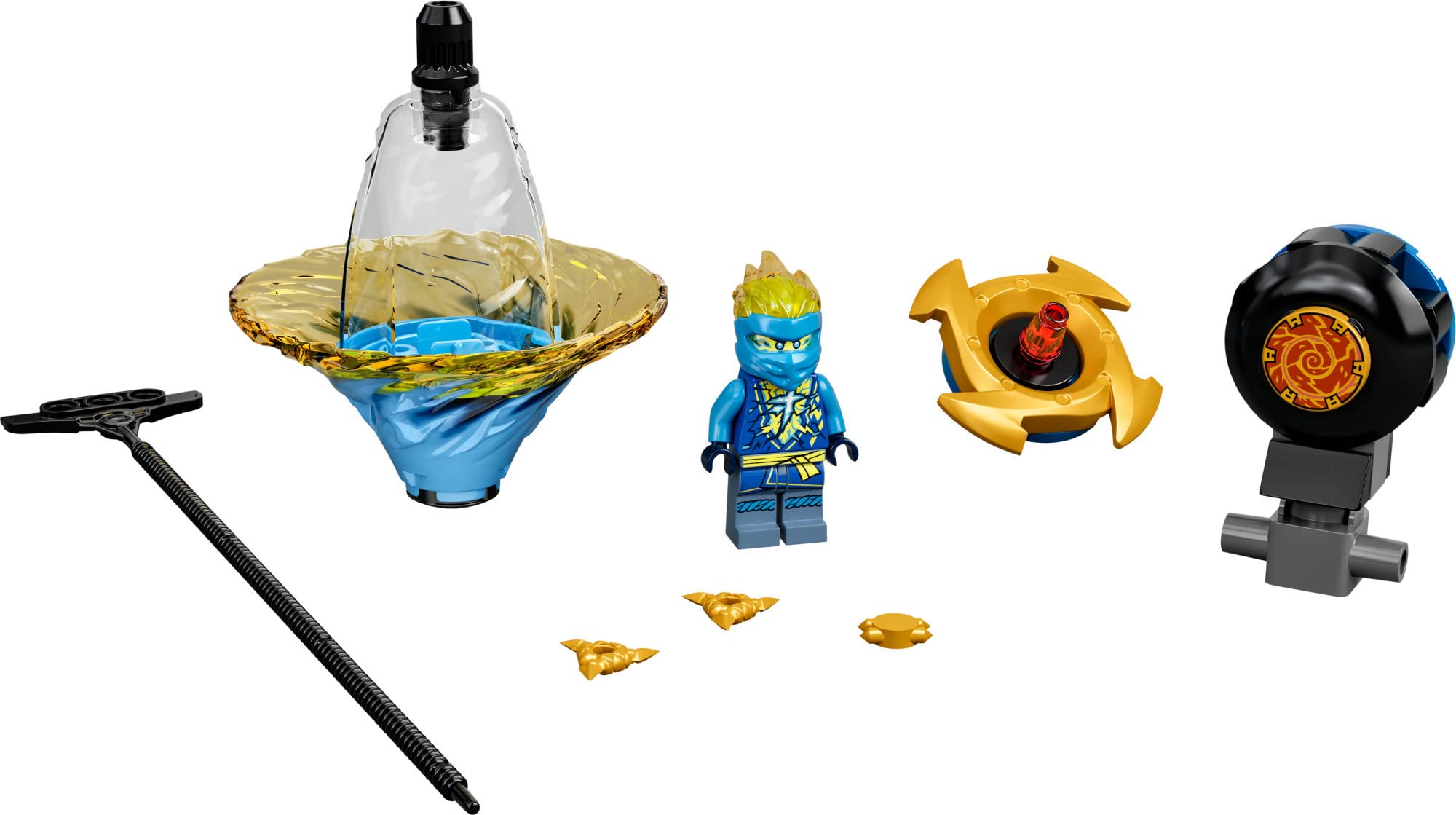 LEGO NINJAGO Jay’s Spinjitzu Ninja Training 70690 Spinning Toy Building Kit with NINJAGO Jay; Gifts for Kids Aged 6+ (25 Pieces)