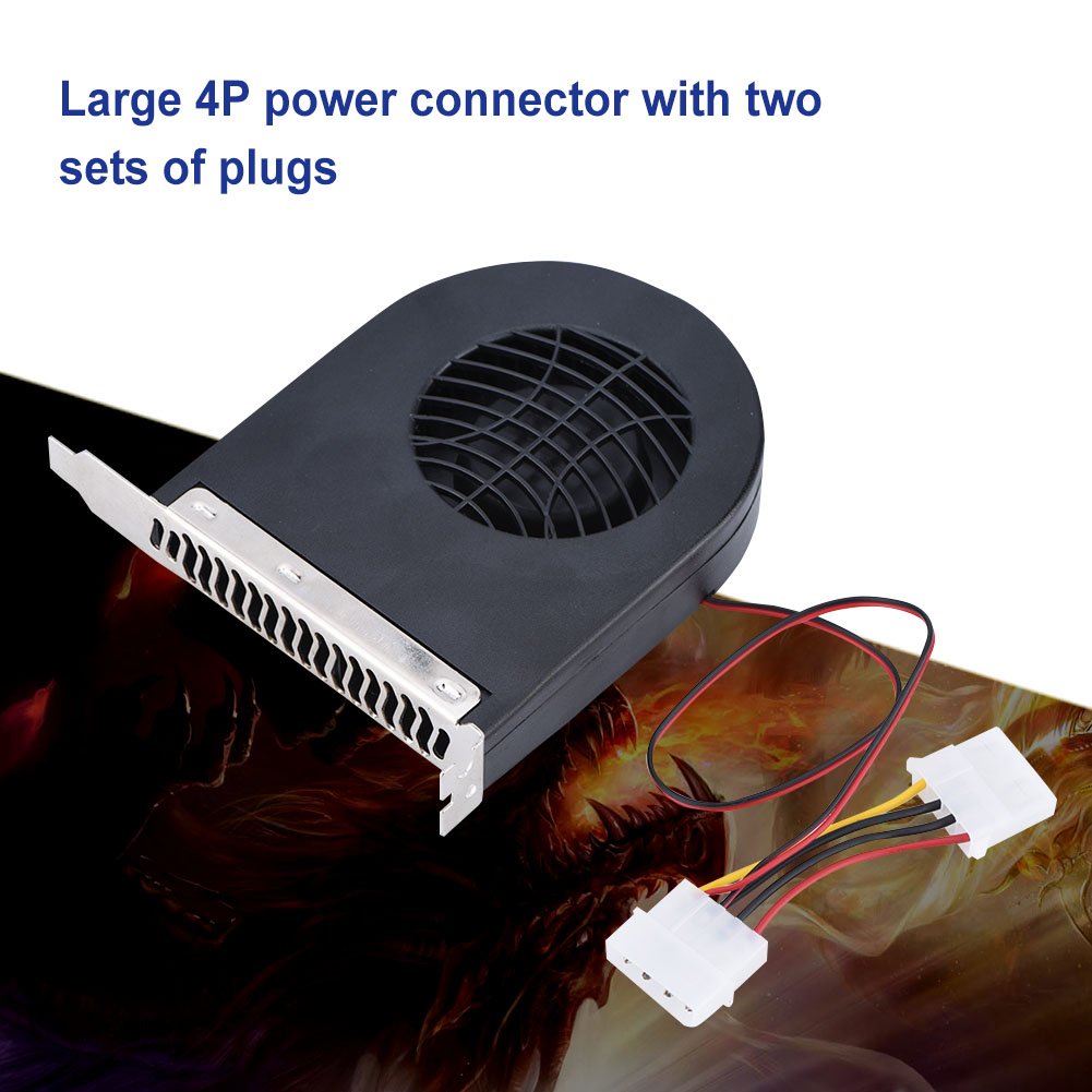 Bewinner Cooling Fan for Cooling Video Cards Mini System PCI Slot Blower CPU Case DC Cooling Fan New Cooling Fans PCI for Computer