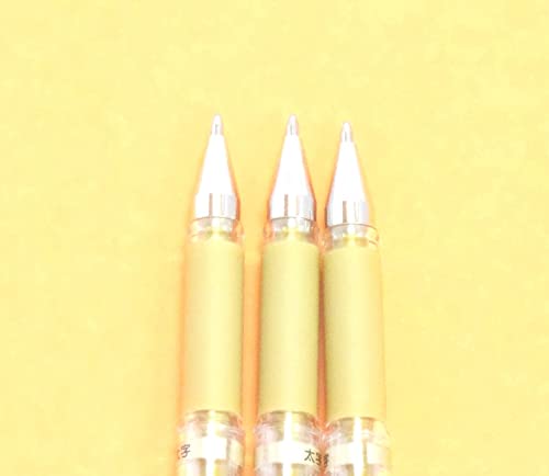 Uni-Ball Signo Broad Point Gel Impact Pen Gold Ink, 1.0mm, 3 pens per Pack (Japan import) [Komainu-Dou Original Package]