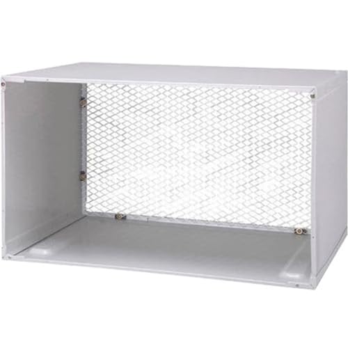 LG AXSVA1 Air Conditioners, Sleeve Mounted AC Installation, Compatible with Wall Units up to 26-Inches Wide, All-Weather Metal Construction, 1 Count (Pack of 1), White