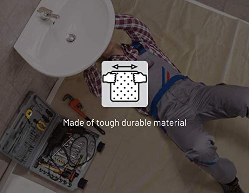 CoverGrip 8 oz Canvas Safety Drop Cloth, 3.5' x 12'