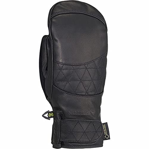 Burton Womens Gondy Gore-Tex Leather Mitten, True Black, X-Large