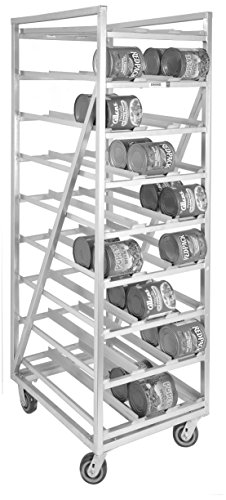 Channel Manufacturing CSR-99 Heavy-Duty Full Size Stationary Aluminum Can Rack for #10 and #5 Cans