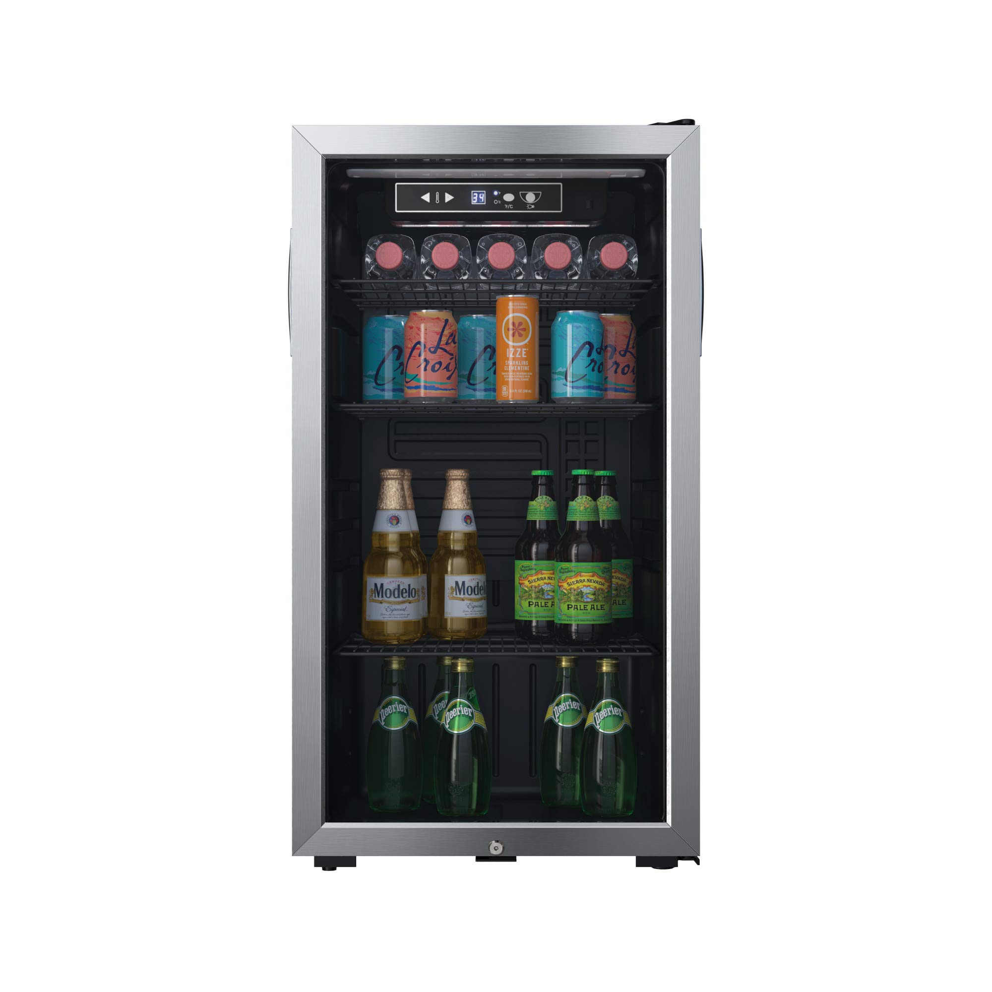 EdgeStar BWC121LT 18 Inch Wide 80 Can Capacity Ultra Low Temp Beverage Center - Stainless Steel