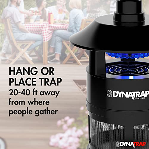 DynaTrap DT160SR Mosquito & Flying Insect Trap β Kills Mosquitoes, Flies, Wasps, Gnats, & Other Flying Insects β Protects up to 1/4 Acre