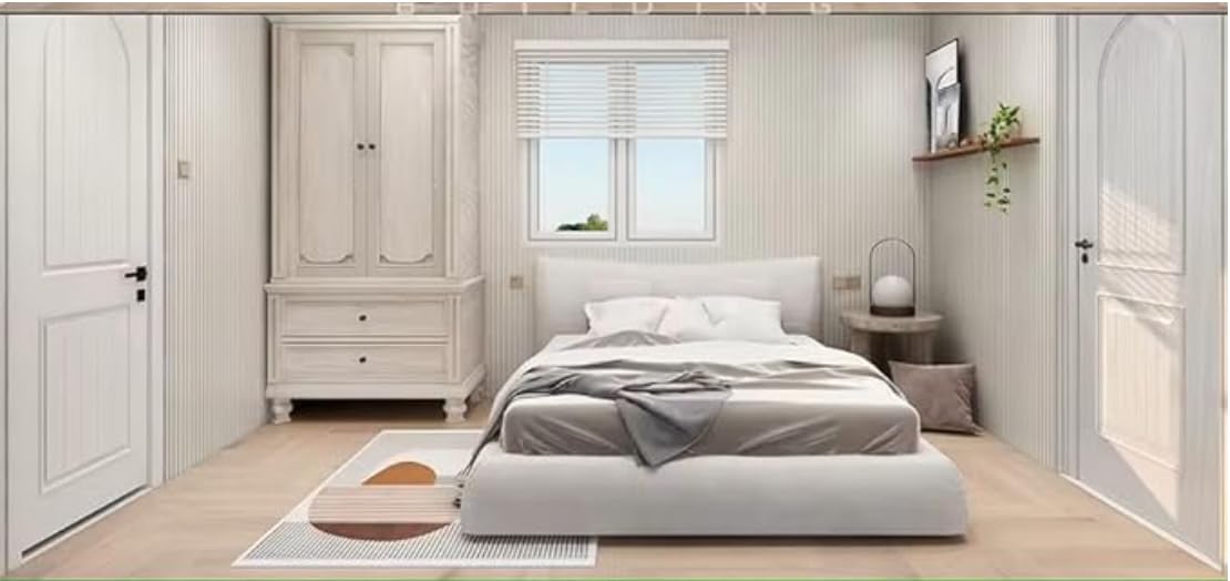 Double-Story Barn Homes, 20ft & 40ft Flat Pack Houses with Full Bathroom and Kitchen, Foldable Tiny Homes, Mobile Container Houses, Expo Groups Prefabricated Cabins for Living (20FT)
