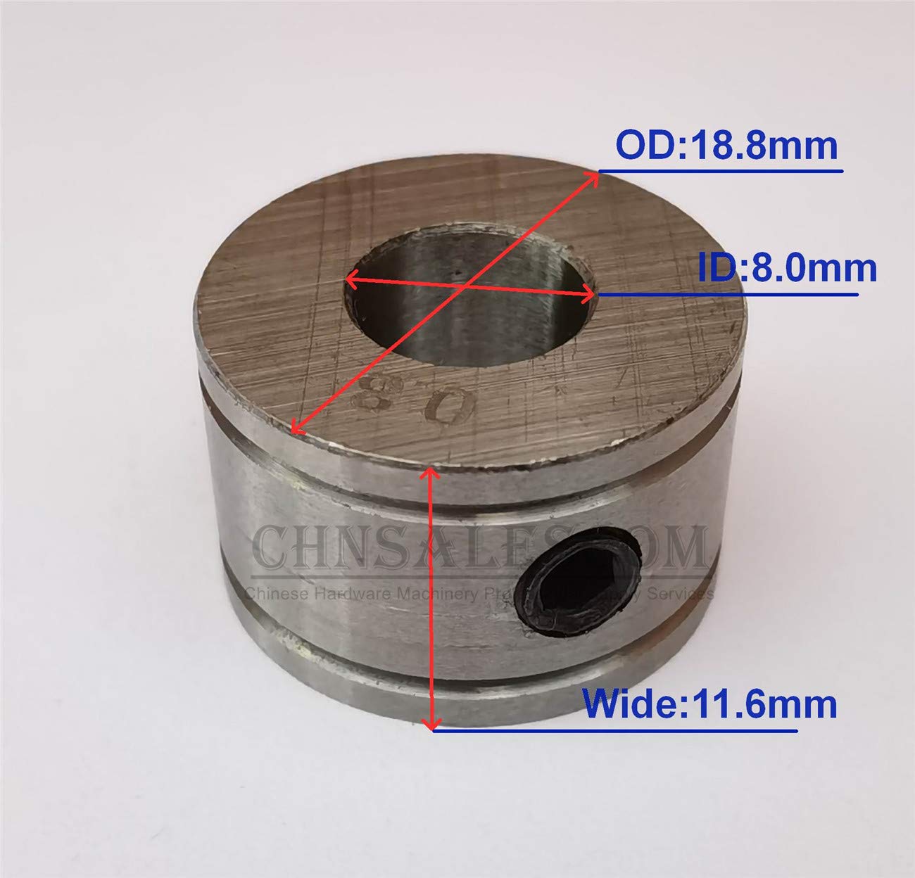 CHNsalescom Mig Welder Wire Feed Drive Roller Roll Parts KP1884-1 OD18.8mm ID8.0mm WI11.6mm (K-Groove .030"-.035" )