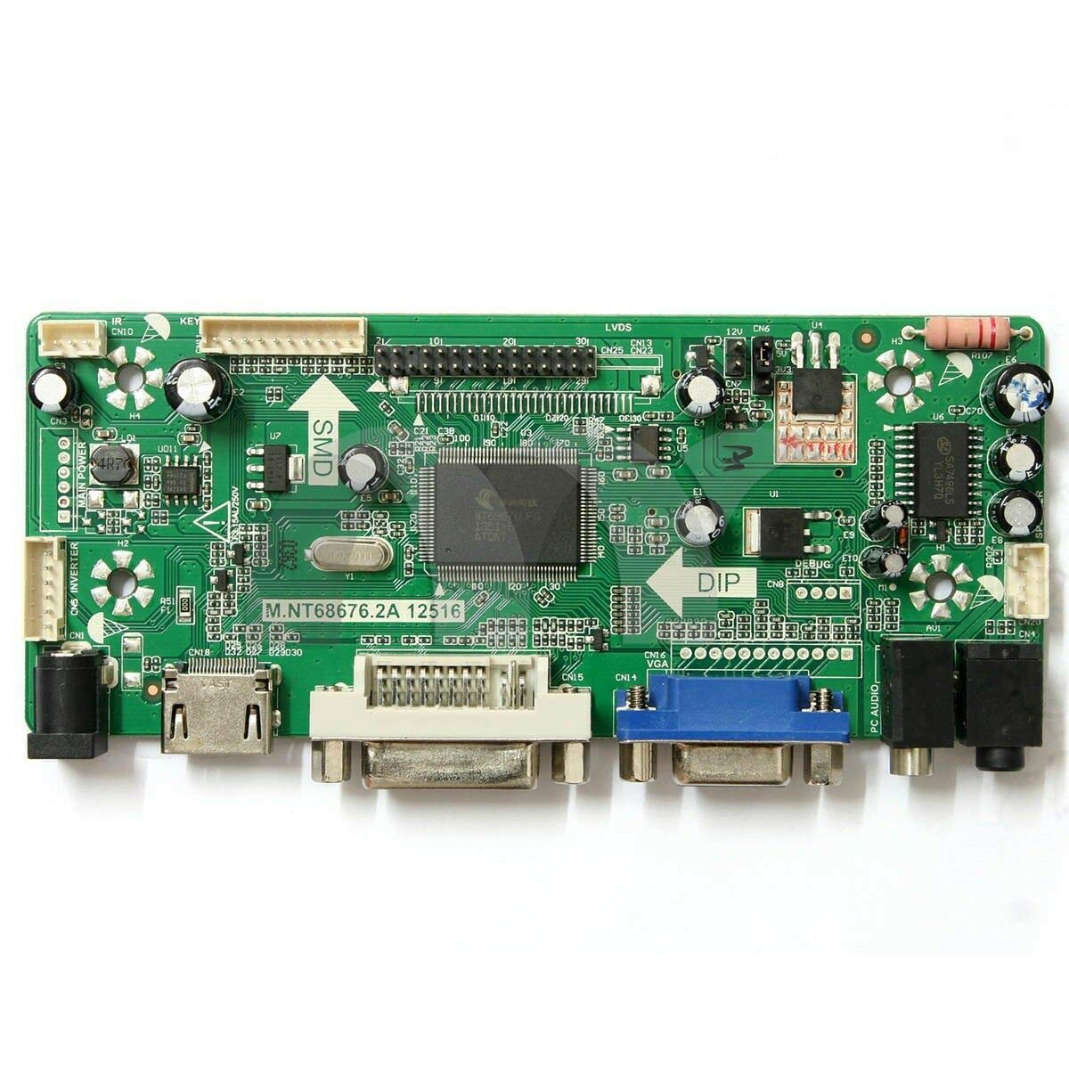 Balance World Inc NT68676(HDMI+DVI+VGA) LCD Controller Board Kit LCD Monitor M170E5-L09 M170ETN01.1