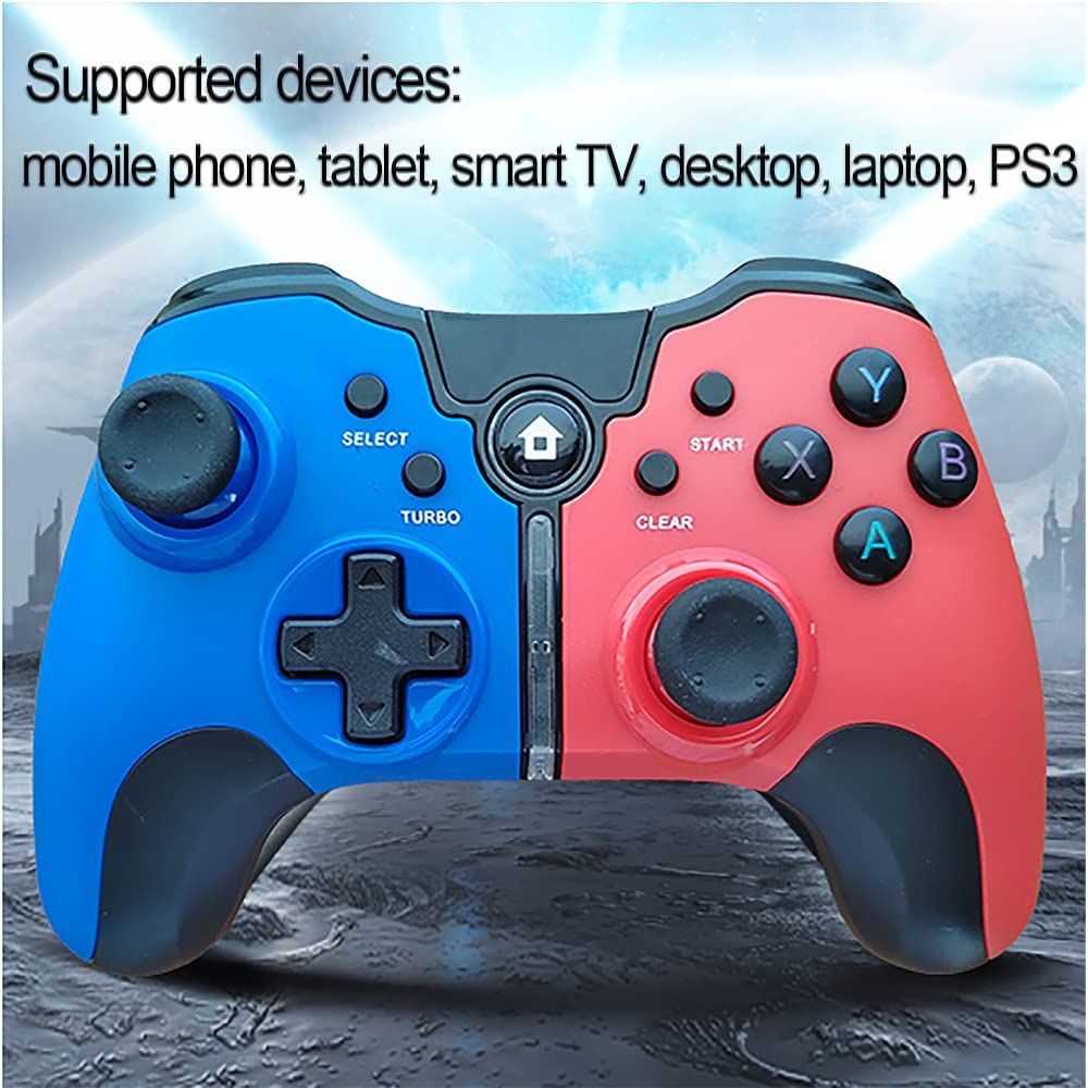 Wireless Game Joystick Controller, YILIKANG 2.4GHZ Gaming Joystick Controller Gamepad Remote Compatible with Android IOS Phones and Tablets, PS3, PC Windows XP/7/8/10