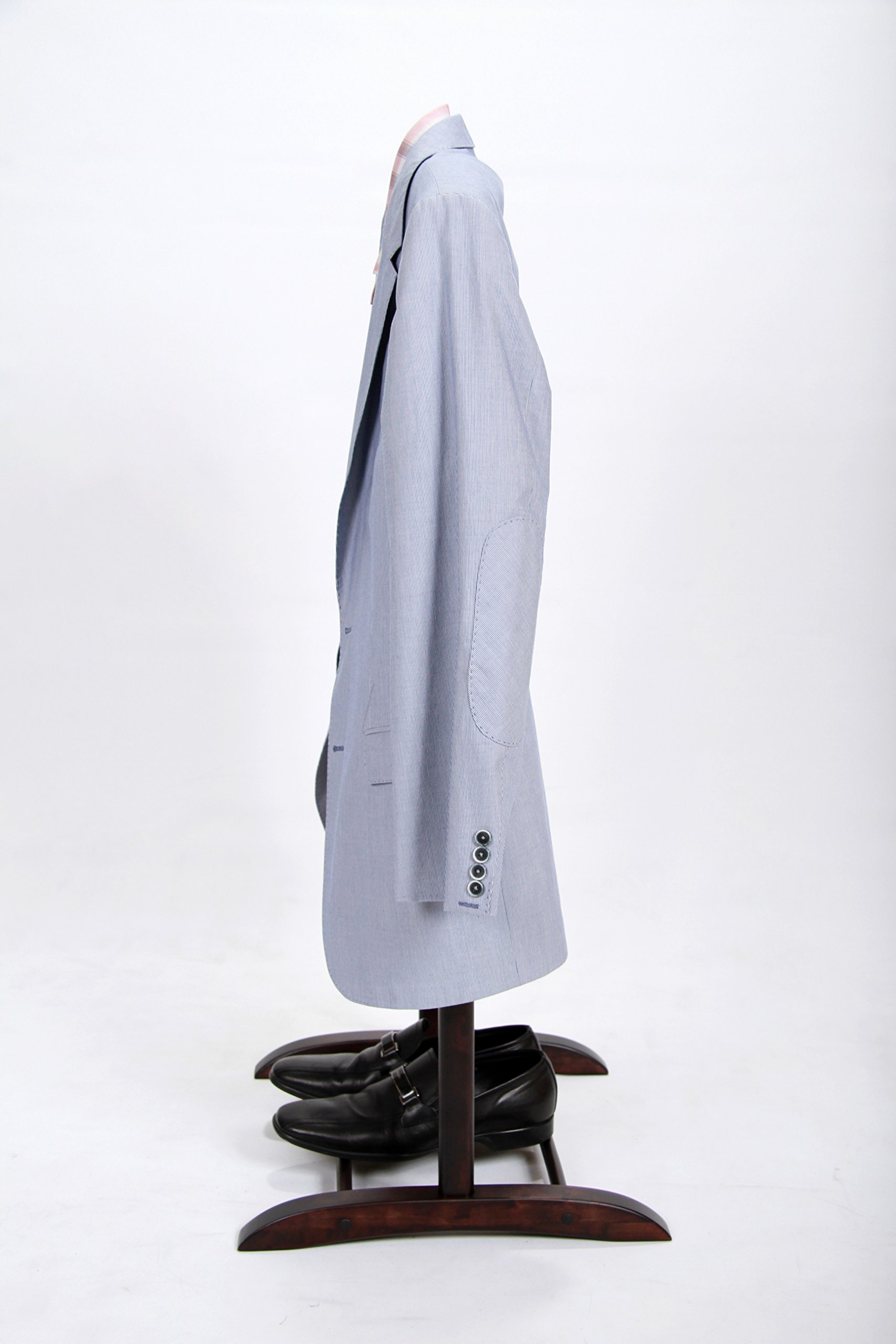 Homenetics Deluxe Hardwood Clothes Valet Stand (Espresso)