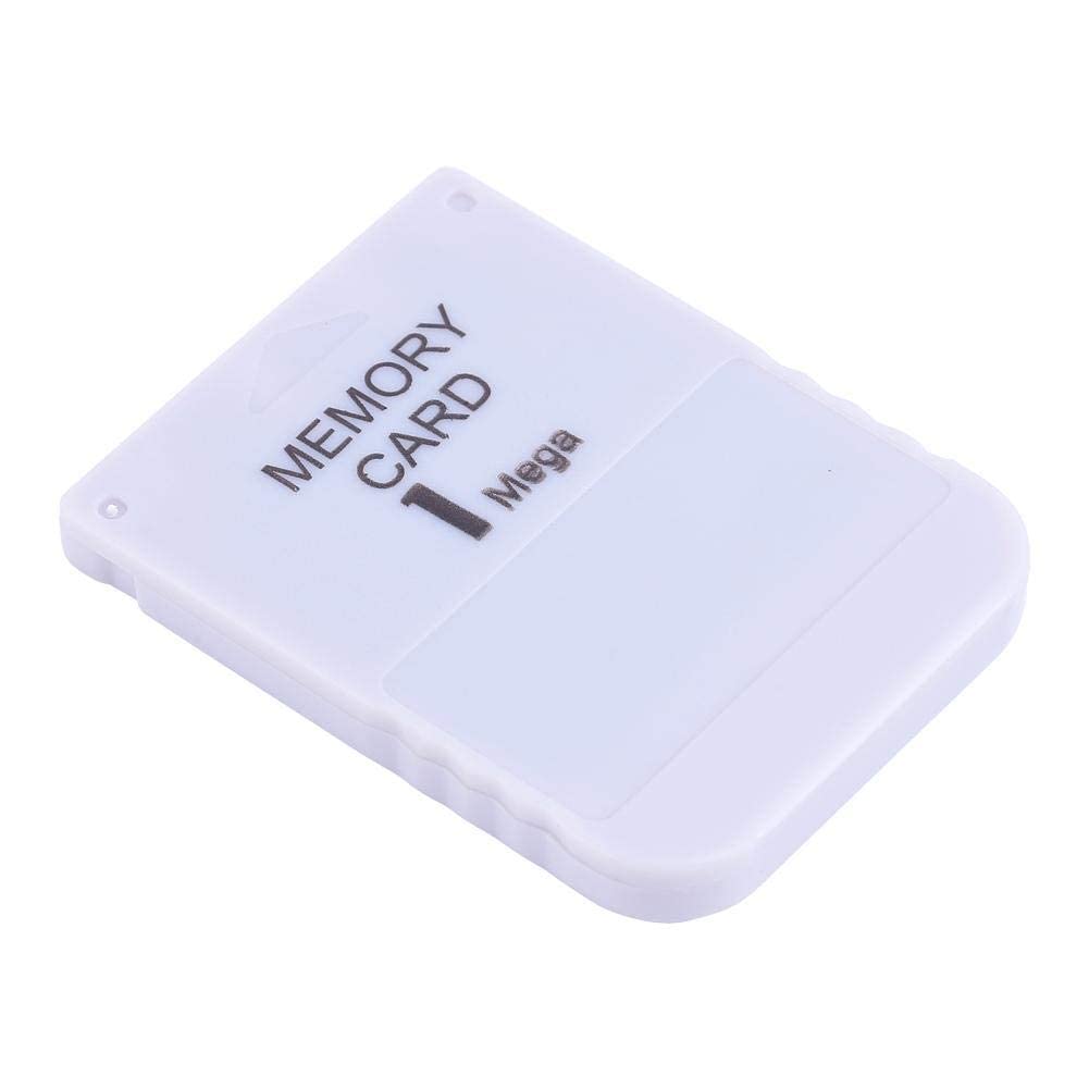 Memory Card Portable 1MB Memory Card Stick for Sony PS1 Compatible with Any One Games White [video game] [video game]