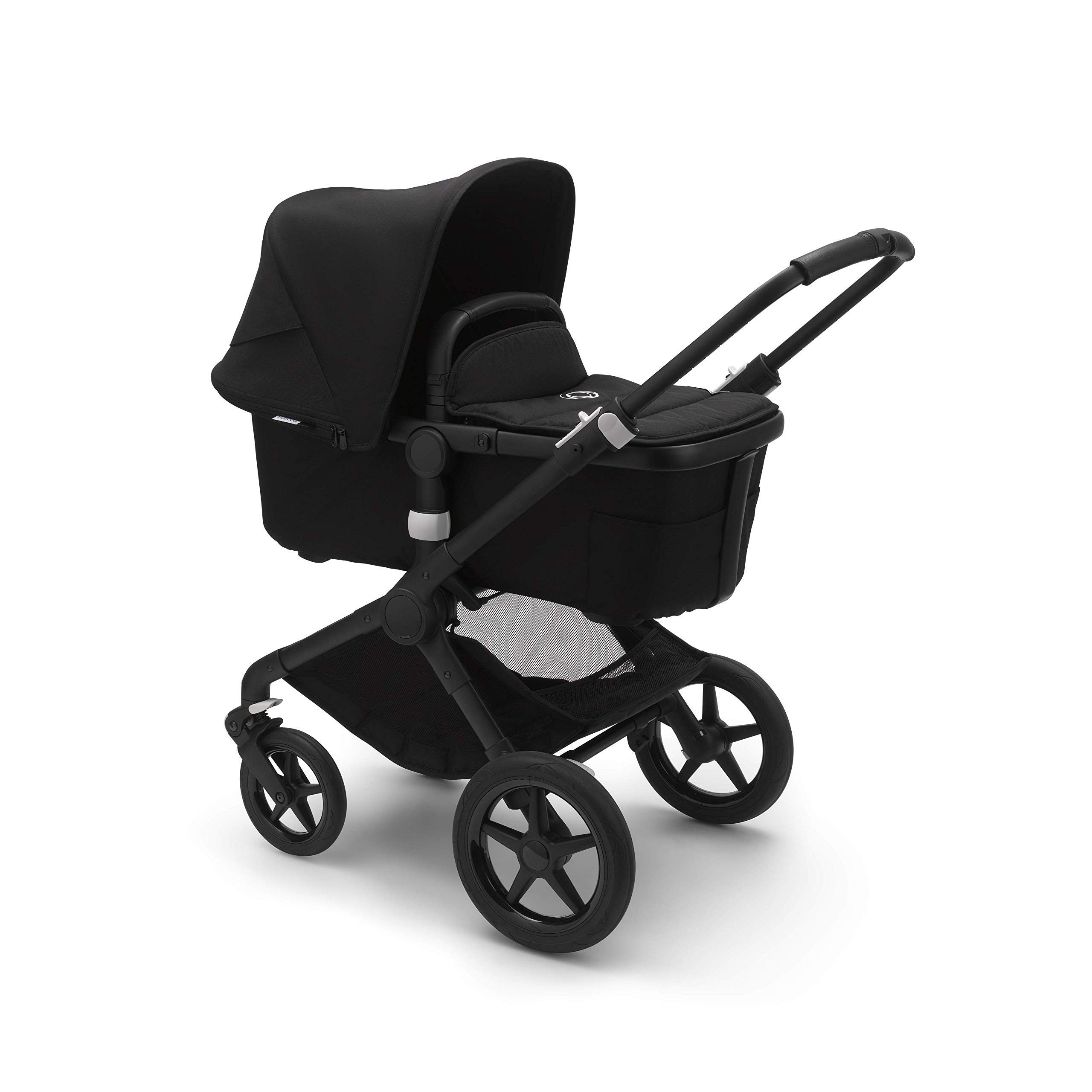 Bugaboo Fox 2 Complete Full-Size All-Terrain Stroller, The Most Advanced Comfort Stroller - Black/Black