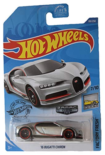 Hot Wheels Zamac '16 Bugatti Chiron 89/250, Factory Fresh Series 7/10