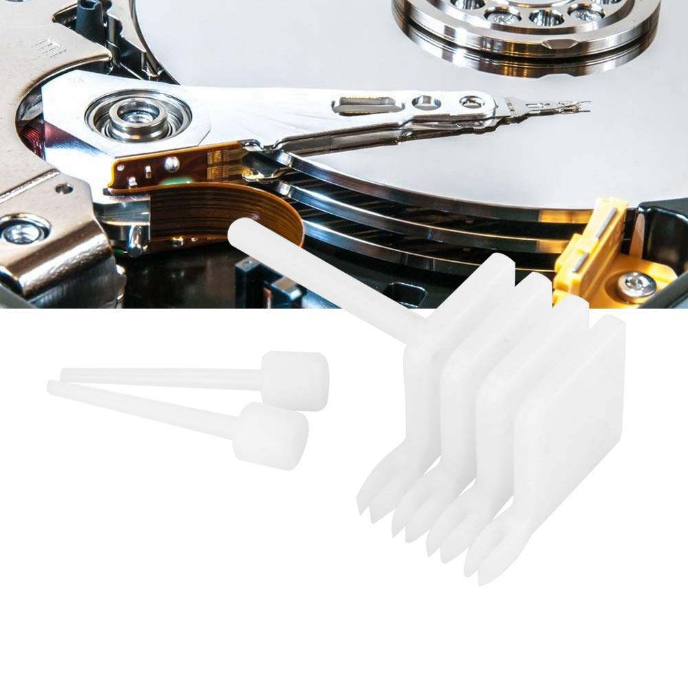 Bewinner HDD Head Comb Tool Kit, Hard Disk Head Tool, Hard Disk Repair Tool Set with Head Comb / 10 Finger Pods for Digital Hard Drives