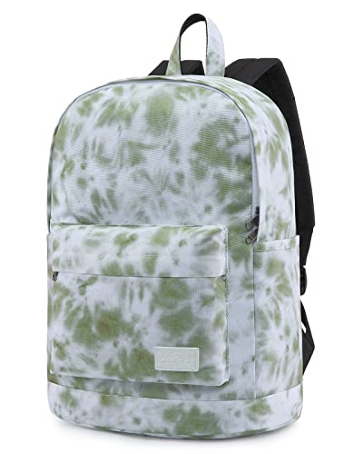 HotStyle 936Plus Tie Dye School Backpack Aesthetic Bookbag for Teen Girls, Green