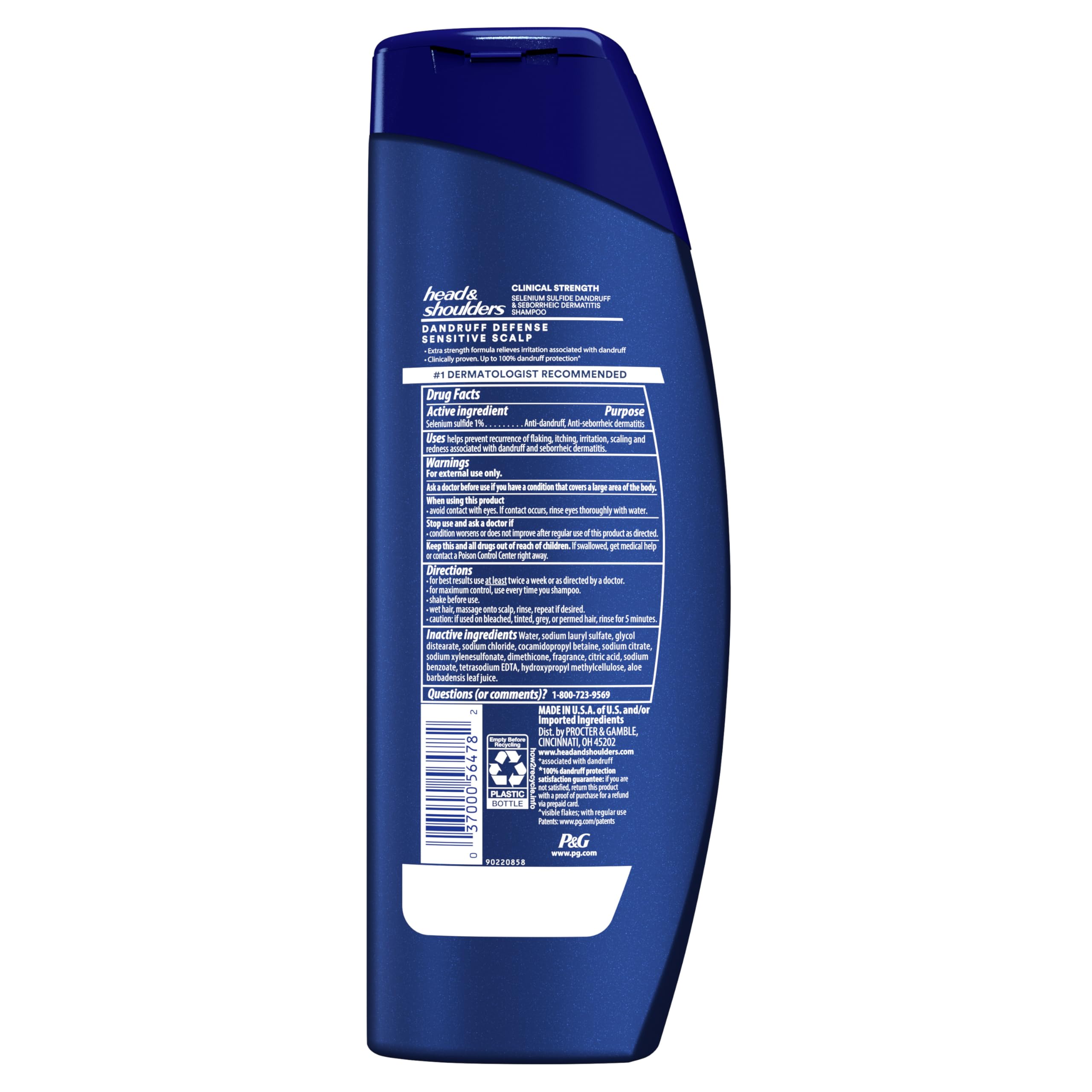 Head & Shoulders Clinical Dandruff Defense Sensitive Shampoo 13.5 oz