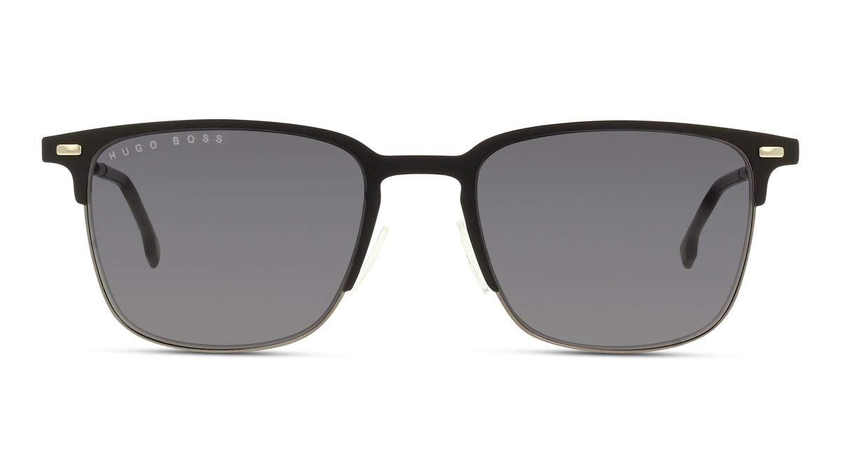 BOSS by Hugo Boss Men's BOSS 1019/S Rectangular Sunglasses, Matte Black, 54mm, 19mm