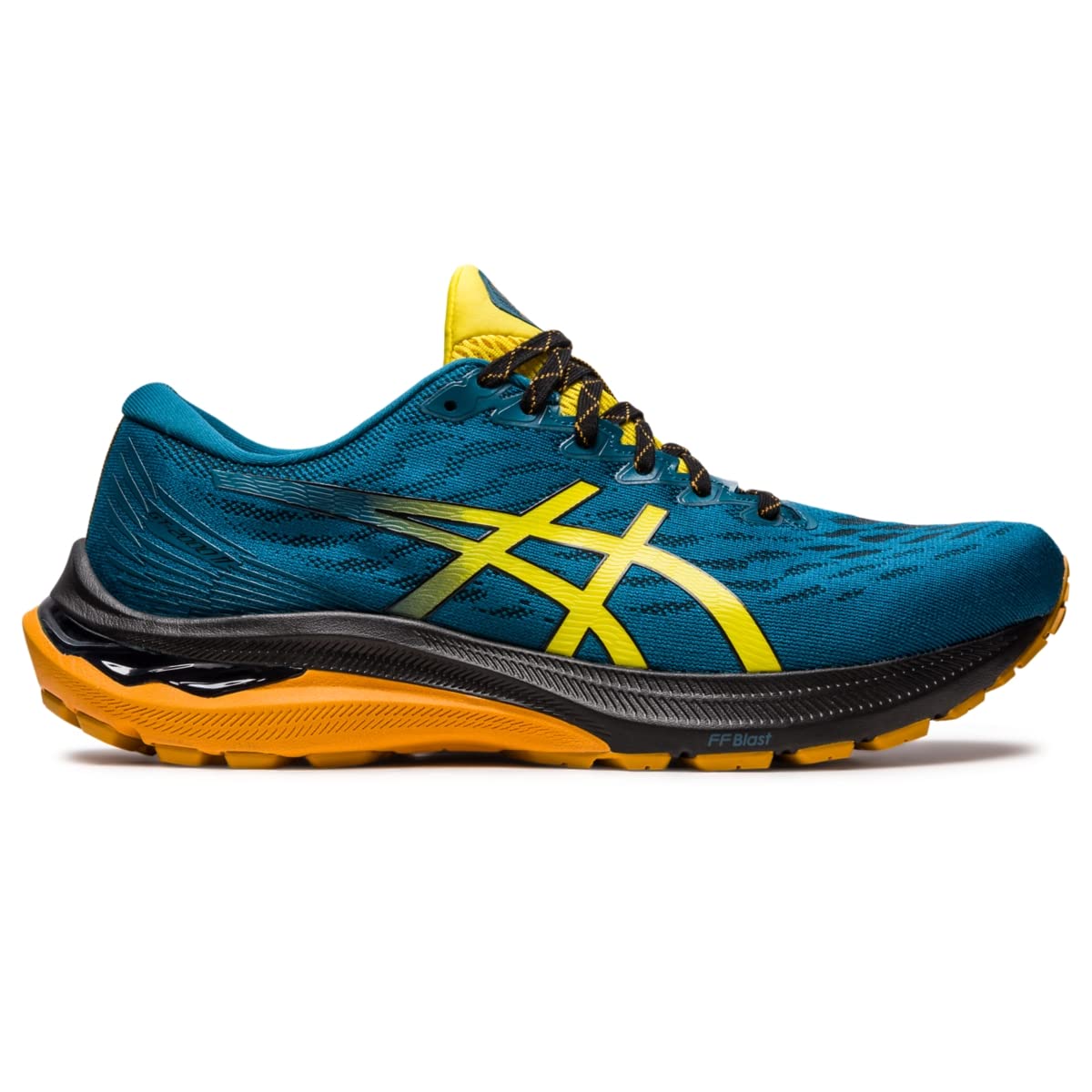 ASICS Men's GT-2000 11 Trail Running Shoes, 9, NATURE BATHING/GOLDEN YELLOW