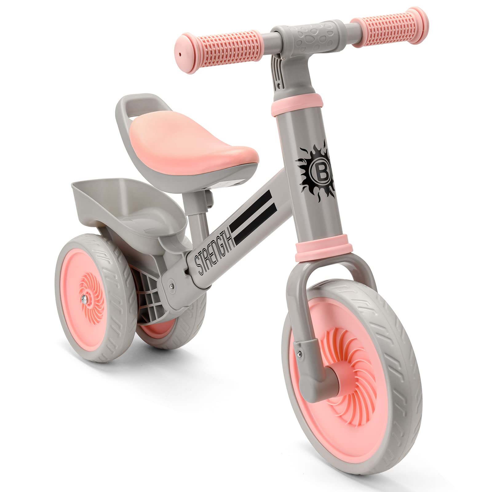 Bakeling Balance Bike - Toddler Bike,Pink Tricycles for 2-4 Year olds,Baby Balance Bike,Toddler Balance Bike,Kids Balance Bike,Baby Bike,Ride on Toys for 2-4 Year Old,Kids Bikes,Toddler Toy