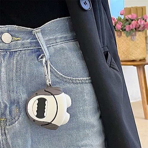 Earphone Case for Oppo ENCO Air3,Cute Cartoon Silicone Wireless Bluetooth Headphone Protector Cover for Oppo enco air 3 with Keychain (Shark)