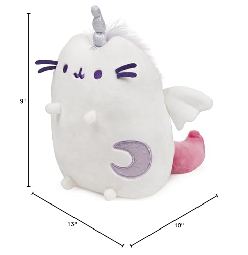 GUND Super Pusheenicorn Pusheen Unicorn Cat Plush Stuffed Animal, White, 9"