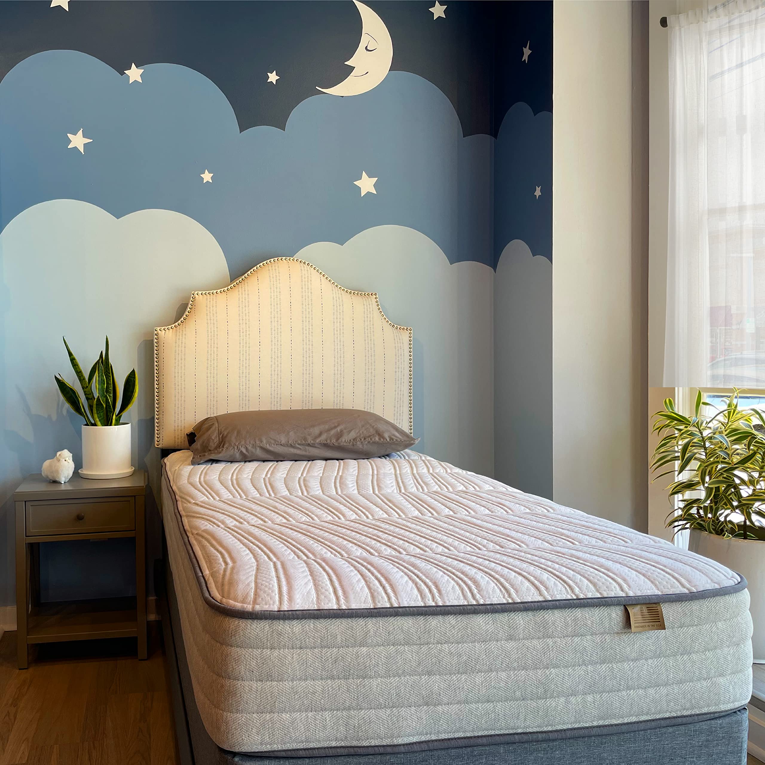 Ethical Mattress CO 10" Toxin-Free Hybrid Mattress, Made in USA with Organic Cotton, Wool, Latex & Pocketed Coils (Mattress-in-a-Box) Comfortable & Supportive for All Ages - Queen Size