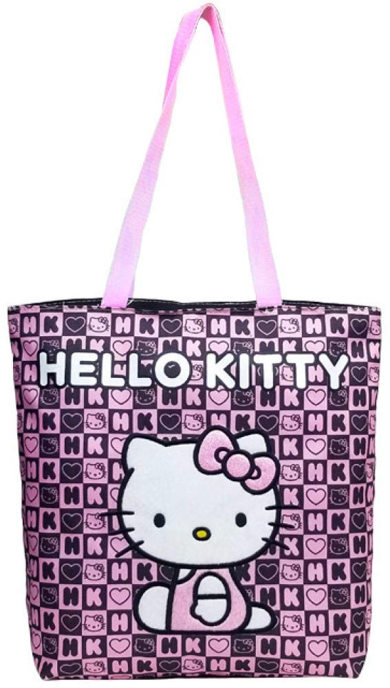 Hello Kitty Dice Black Tote Bag